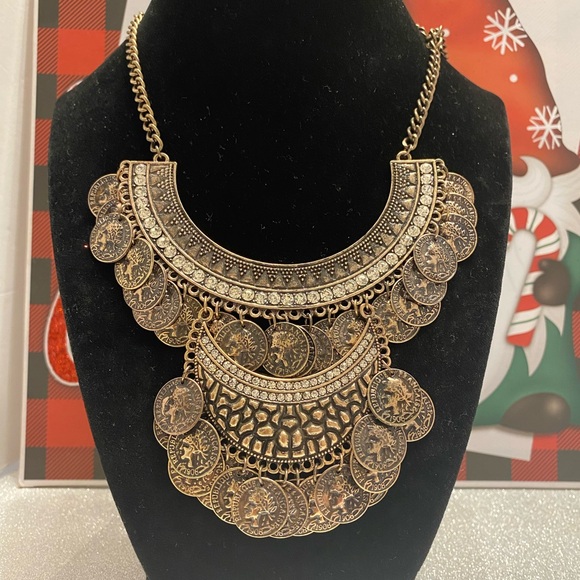 Jewelry | Copy Gold And Silver Statement Necklace | Poshmark